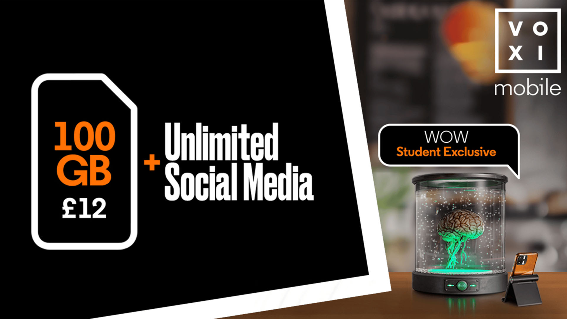 VOXI Mobile | TOTUM Student Discount | 100GB for £12 - unlimited social ...